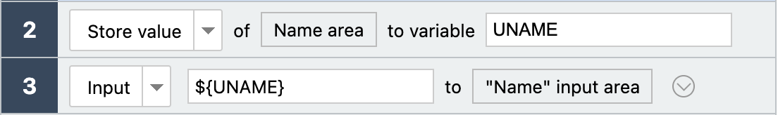 Utilize variables – MagicPod Help Center