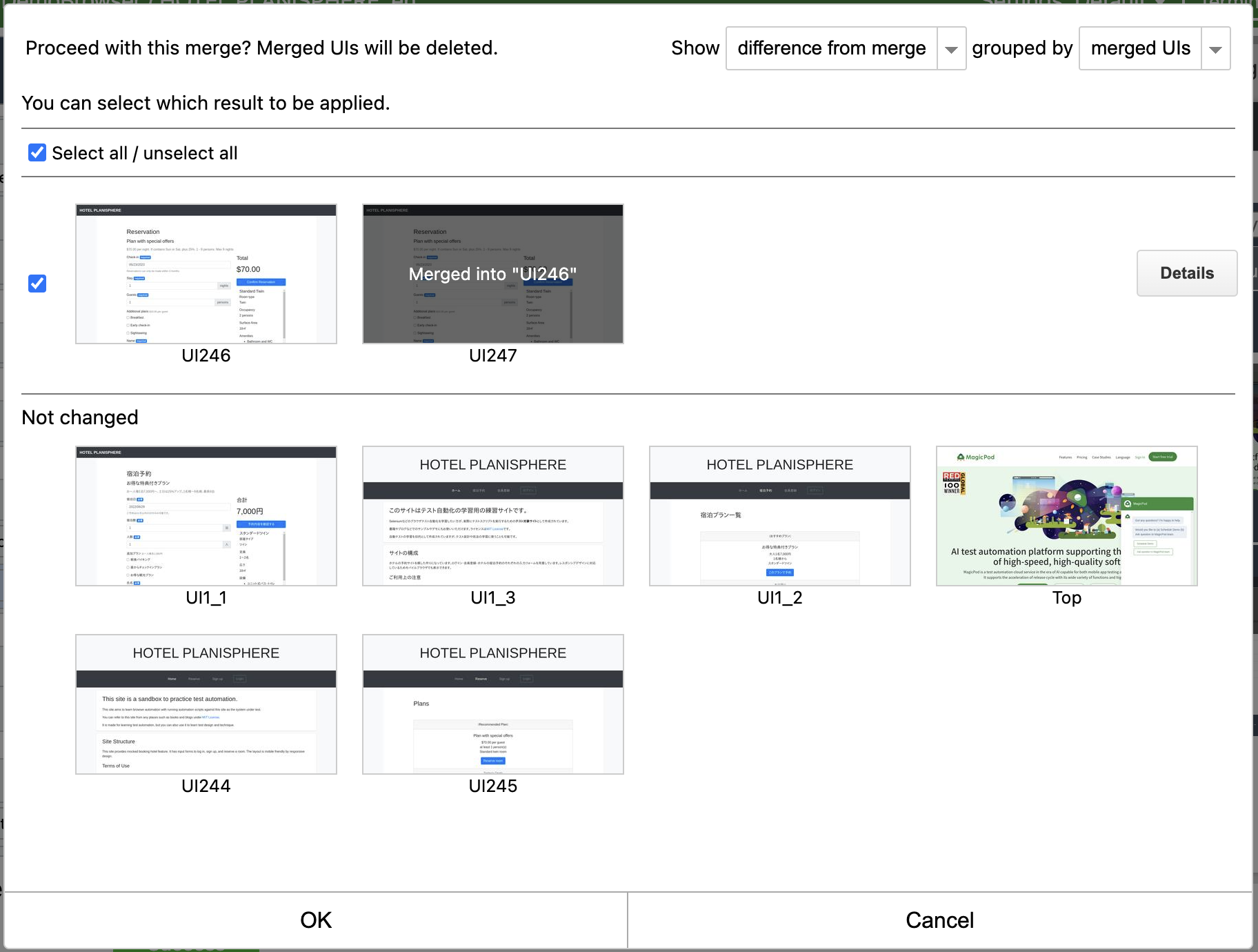 Create real-time simple tests – MagicPod Help Center