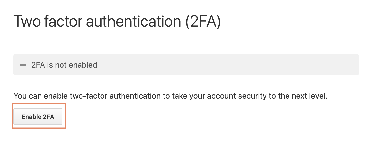 Enable Two-Factor Authentication (2FA) – MagicPod Help Center