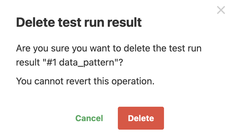 How to delete test results – MagicPod Help Center